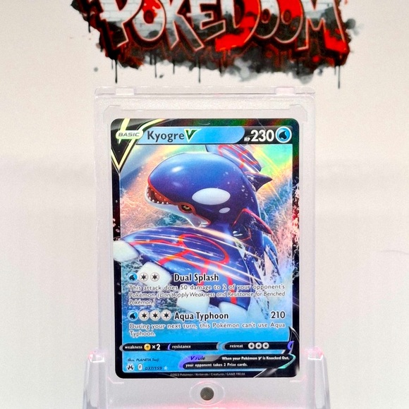 Pokemon | Toys | Kyogre V Pokmon Card | Poshmark